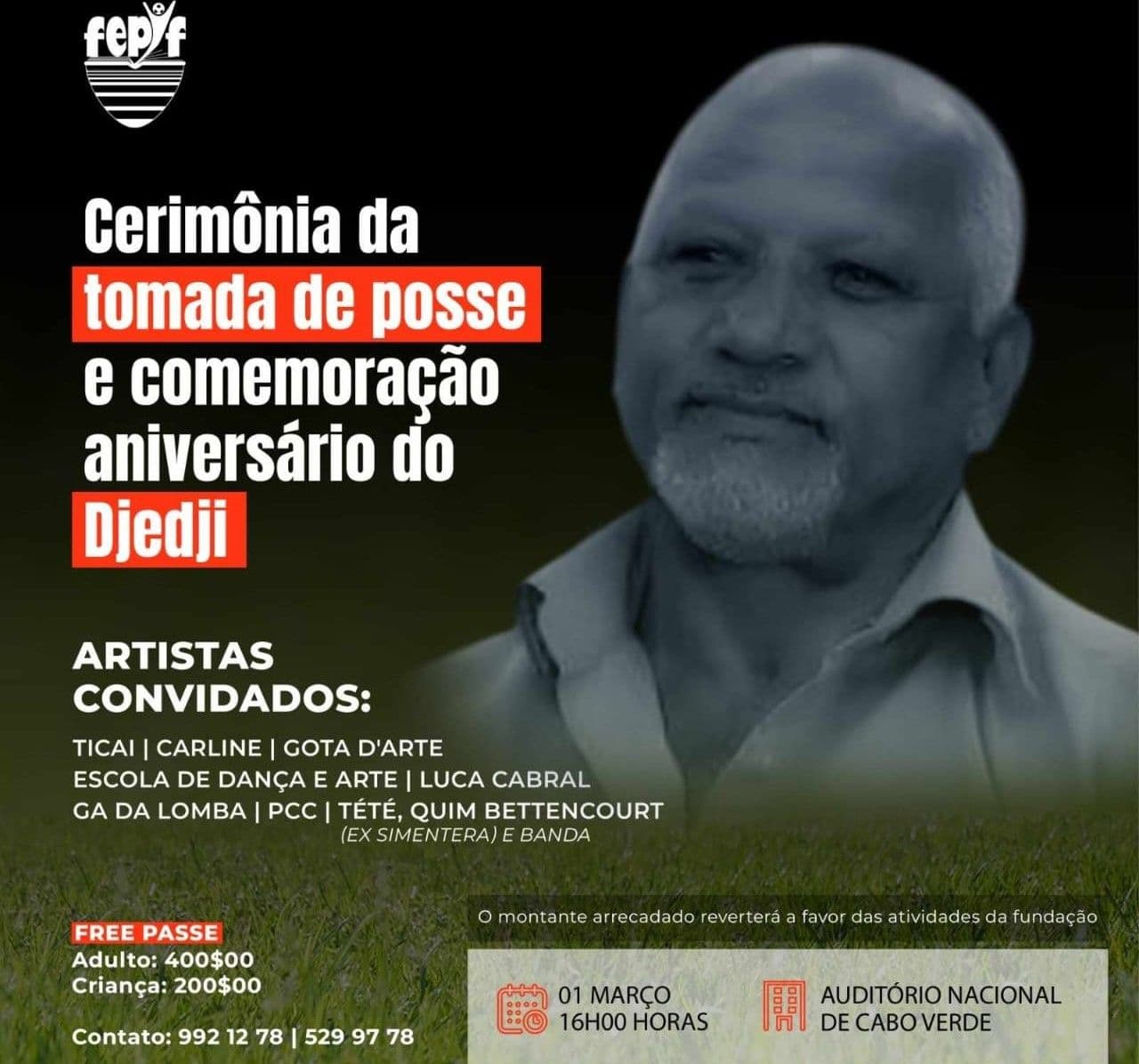 Fundação EPIF homenageia o seu fundador - professor Djédji